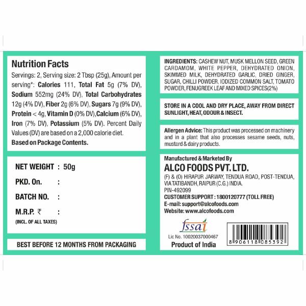 Alco Spices Mix Veg Lababdar Gravy (2x50g) - JioMart