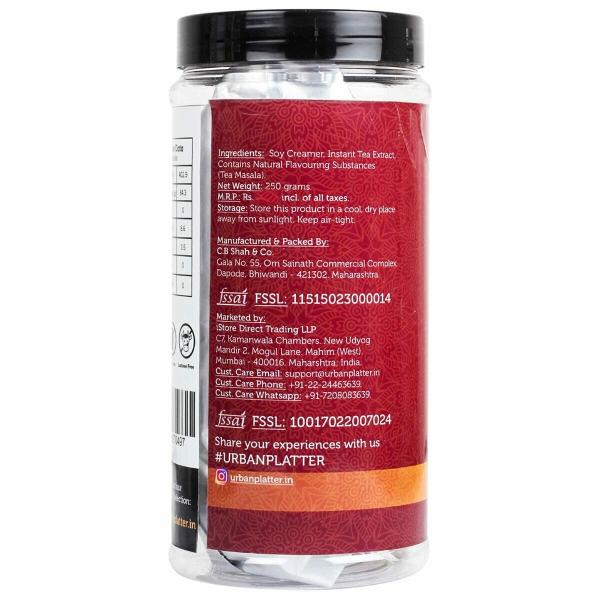 Urban Platter Unsweetened Vegan Tea Premix, Masala Chai, 250g - JioMart