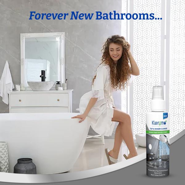 Klenzmo Tap and Shower Cleaner Liquid Spray for Bathroom Fittings ...