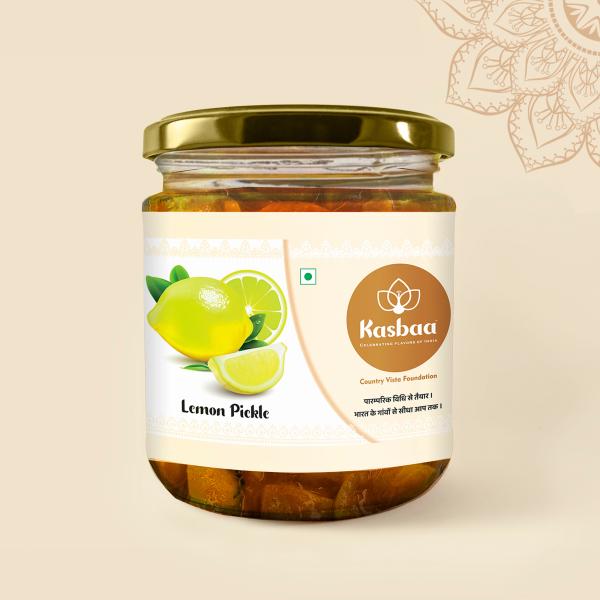 KASBAA Premium Lemon Pickle/ Neembu Ka Achar /Pue Handmade Lemon Pickle ...