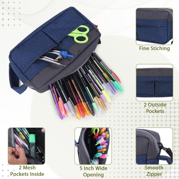 wooum Pen Storage Bag / Pen Organizer / Pen Case / Pencil Pouch / Pen ...