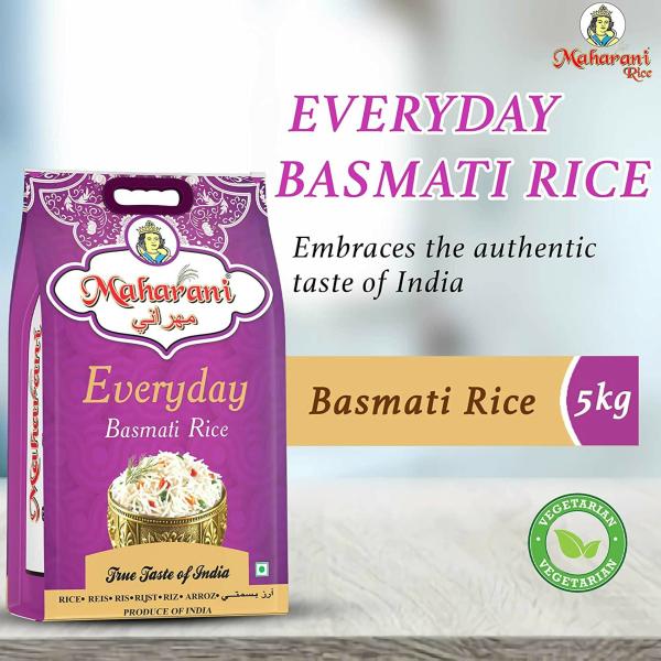 Maharani Naturally Aged Grain Basmati Rice 5 Kg - JioMart