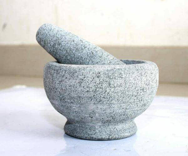 MyNAKSHA Mortar and Pestle Set for Spices,, Khalbatta, Kharal, Mixer ...