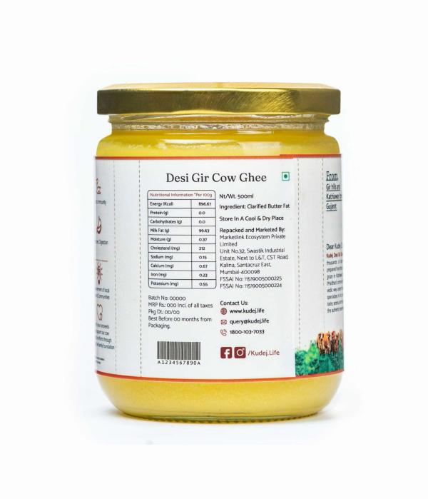Kudej Desi Gir Cow A2 Ghee | From Saurashtra Forest belt of Gujarat ...