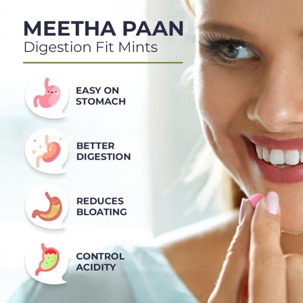 The Tiny Secret Digestion Meetha Pan Fitmints, 30 Mints - JioMart