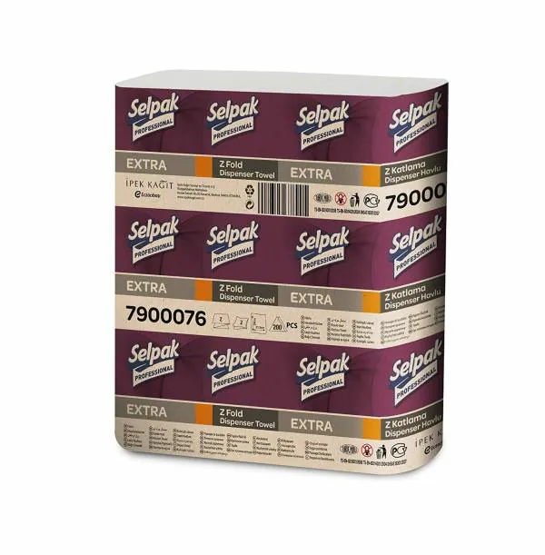 SELPAK Professional Z Fold Paper Towel Tissue 2ply 200sheets - JioMart