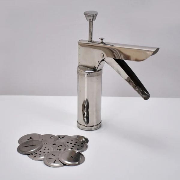 ROKOPO Stainless Steel Kitchen Press with 15 Different Types of Jalies ...