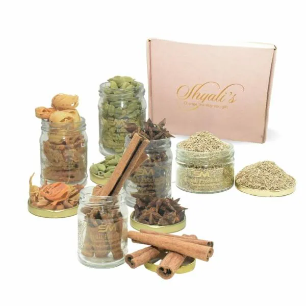 Shyali's 5 Whole Spices Combo Box Pack, 235 g| Khade Sabut Garam Masala ...