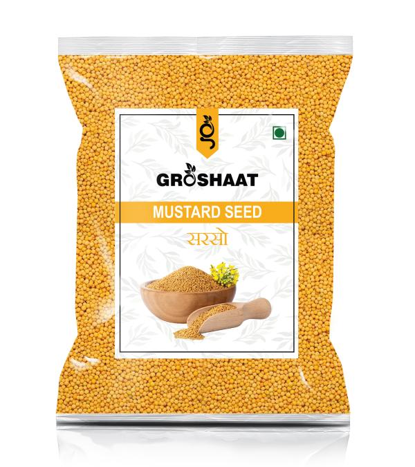 Groshaat Yellow Mustard Seeds 500 g Sarso - JioMart