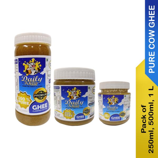 Daily Khao Pure Bengali Cow Ghee 1750ml (Combo of 3) || Quality product ...