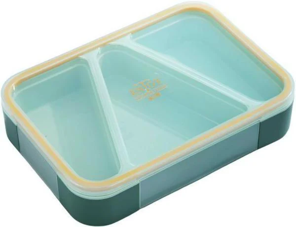 Sanjary Plastic Compartment Lunch Boxes, Tiffin Box Reusable Microwave ...