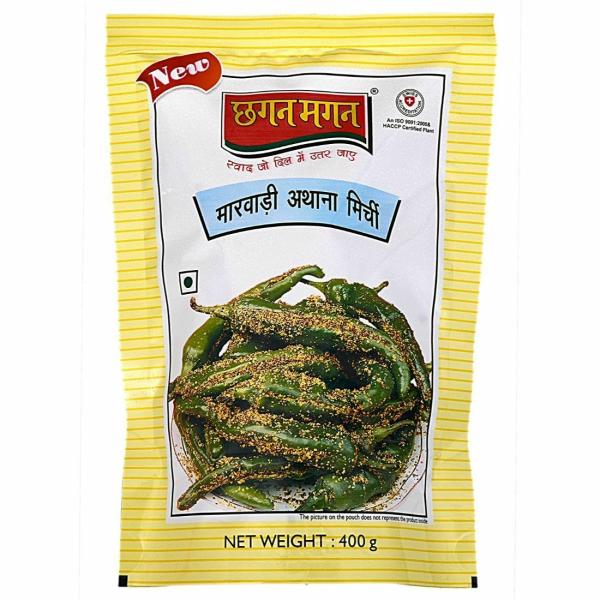 Chhagan Magan Pickle Marwari Athana Green Chilli Pickle Homemade Kair ...