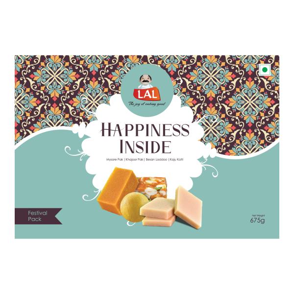 Lal Sweets Special Happiness 675g (Four Varity Sweets in One Box) - JioMart