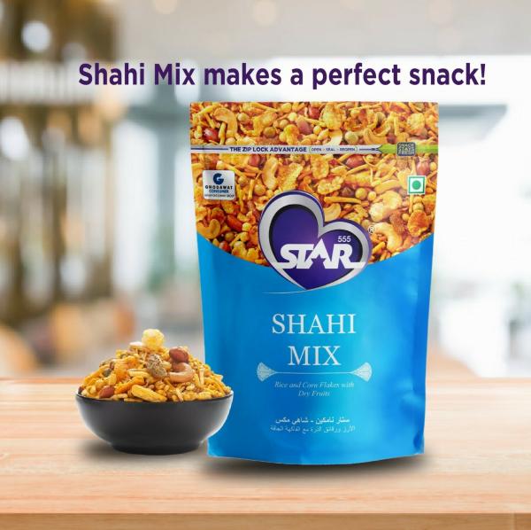 STAR 555 Shahi Mix Namkeen - All in One Snack - Crunchy and Spicy ...