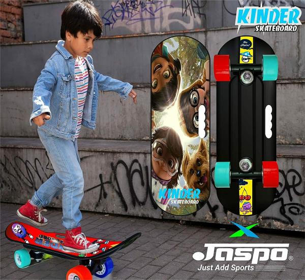 Jaspo Kinder 18"x6" Junior Skateboard for Kids Upto 7 Years (Adventure ...