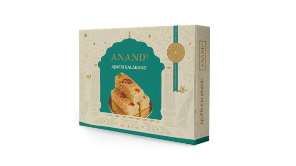 Anand Sweets Ajmeri Kalakand - Slow Cooked Pure Ghee Milk Cakes Box ...