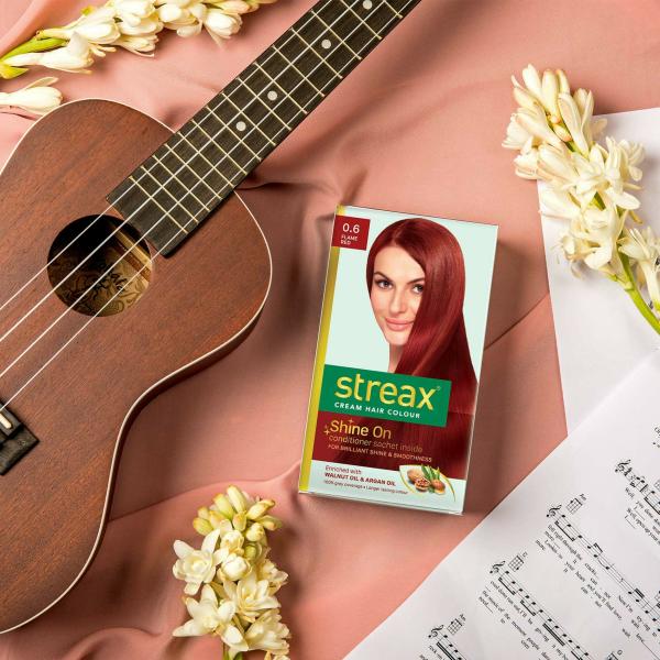 Streax Flame Red Hair Color For Men And Women, 120 Ml (Pack Of 4) - JioMart