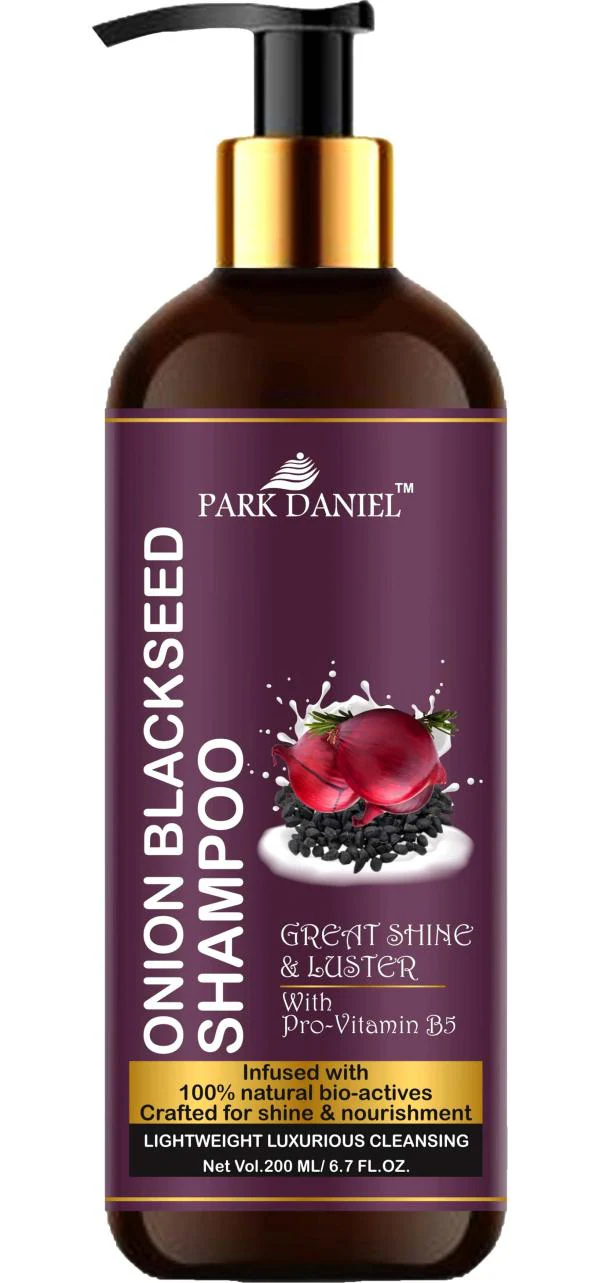 Park Daniel Premium Onion Blackseed Shampoo, 200 Ml - JioMart