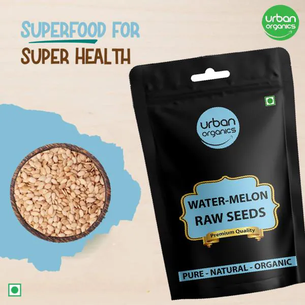Urban Organics Twin Pack of Watermelon Seeds | Raw Watermelon Seeds for ...