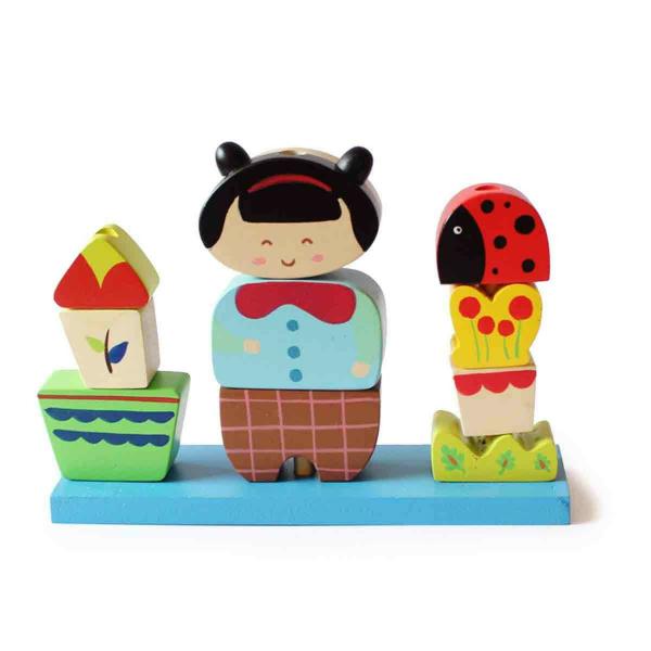 Shumee Multicolor Wooden 2-In-1 Jungle Lacing And Pegging Toy (2 Yrs ...