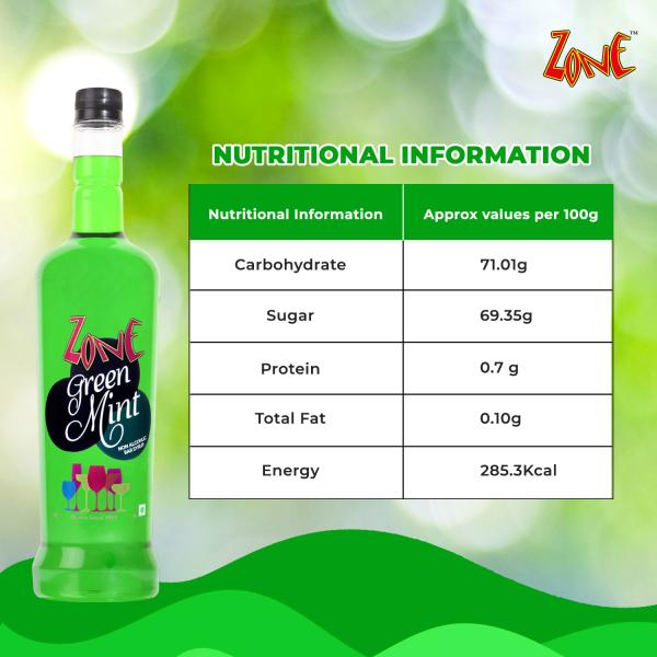 Zone Green Mint Syrup - JioMart