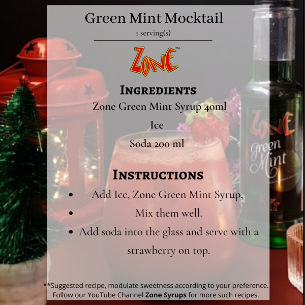 Zone Green Mint Syrup - JioMart