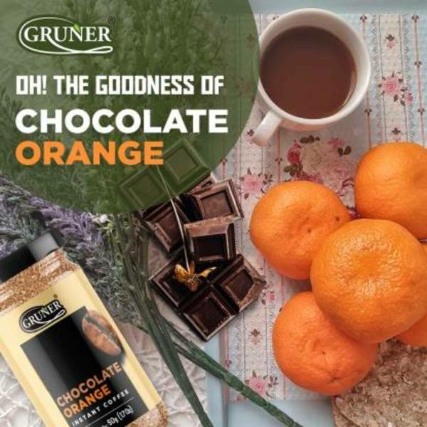 Gruner Instant Coffee Chocolate Mint, Chocolate Raspberry, Chocolate Orange and Get Espresso ...