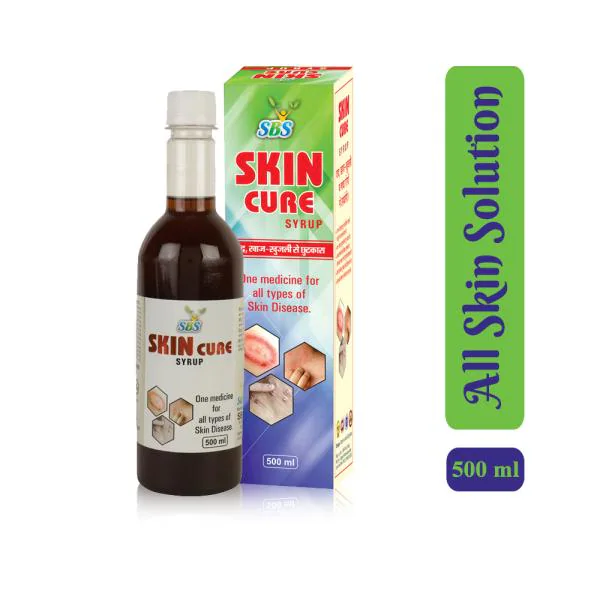 SBS Skin Cure Syrup - Pimple & Acne free Skin, Anti-Allergic, Anti ...