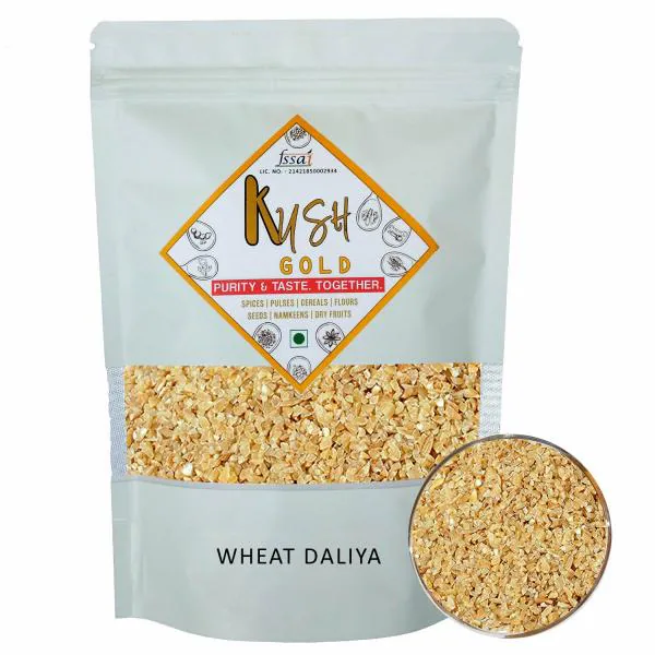 Kush Gold Wheat Daliya / Broken Wheat / Porridge / Cracked Wheat (1Kg) - JioMart