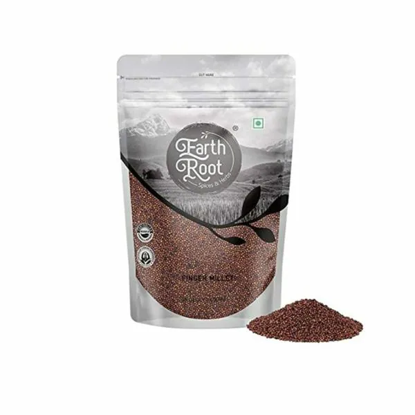 EarthRoot Natural Finger Millet, Ragulu, Ragi, Nachani, 500gm - JioMart