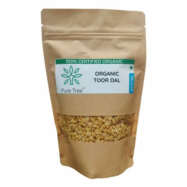 Pure Tree Organic Toor Dal 950 gm | Arhar Dal | Rich in Fiber ...