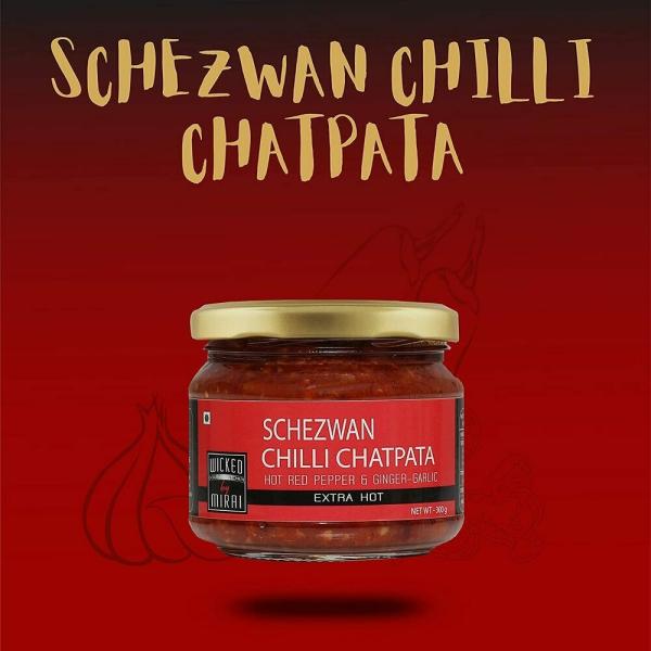 WICKED GOURMET KITCHEN by MIRAI Schezwan Chilli Chatpata Dip / Spread ...