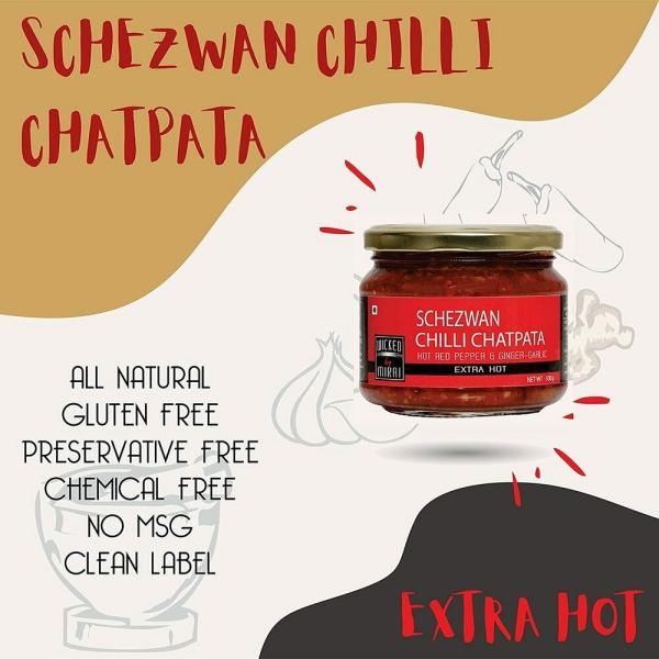 WICKED GOURMET KITCHEN by MIRAI Schezwan Chilli Chatpata Dip / Spread ...