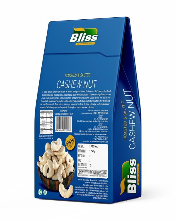 Brill (Bliss) Roasted & Salted Cashew Nut 250g - JioMart
