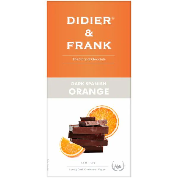 Didier & Frank Spanish Orange Dark Chocolate, 100g - JioMart