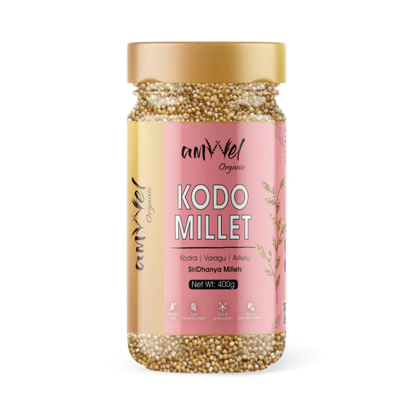 Amwel Organic Kodo Millet | Kodra, Varagu, Arikelu | SiriDhanya Millet ...