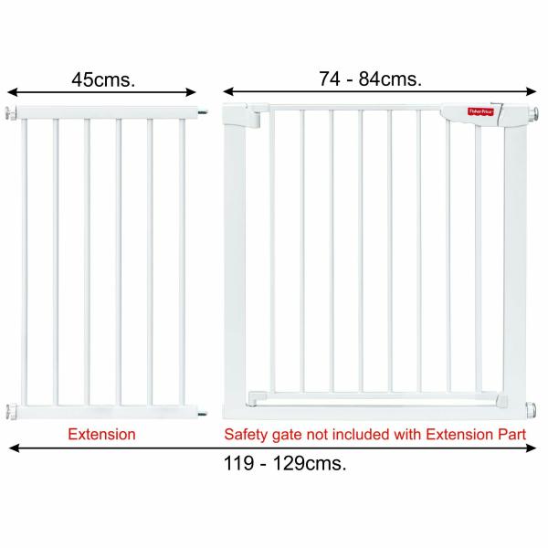 Fisher Price - Barricade Security Gate for Children - Extension Part ...