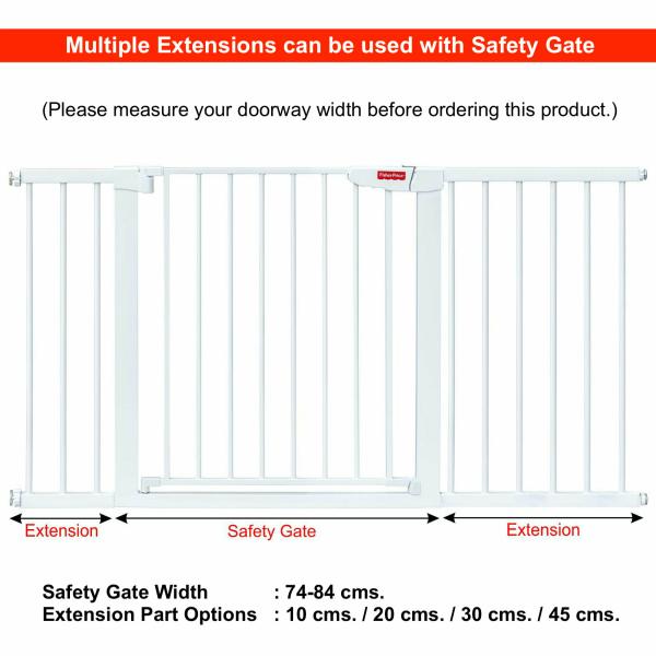 Fisher Price - Barricade Security Gate for Children - Extension Part ...