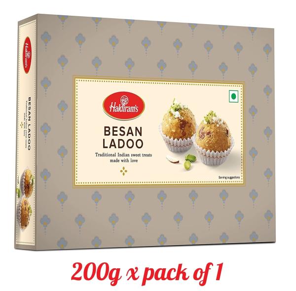 Haldirams Besan Ladoo 200 g X 1 Box - JioMart