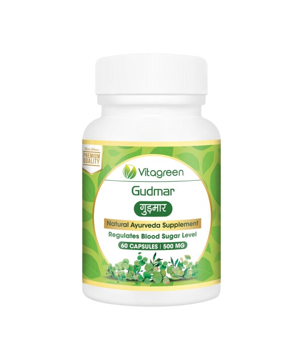 VitaGreen GUDMAR Capsules For Blood Sugar Level & Diabetes, Pure ...