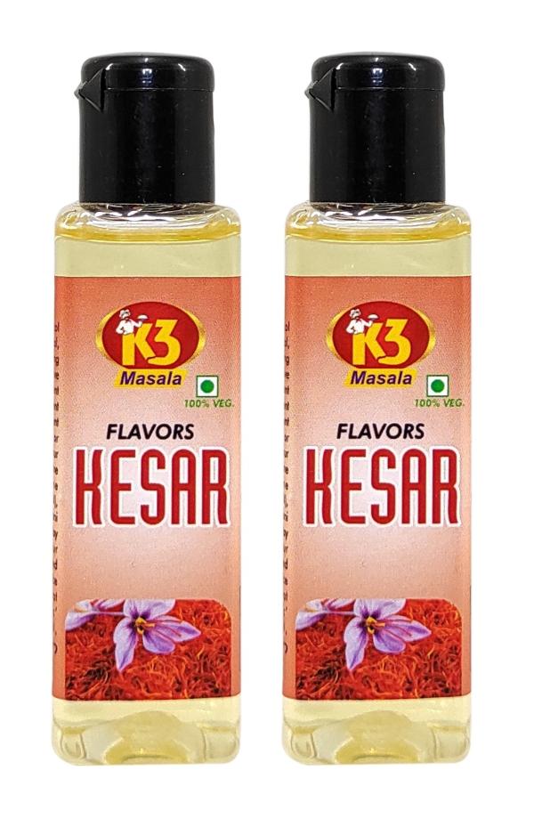 K3 Masala Kesar Flavor food Essence.(30gm x2)(Pack of 2) - JioMart