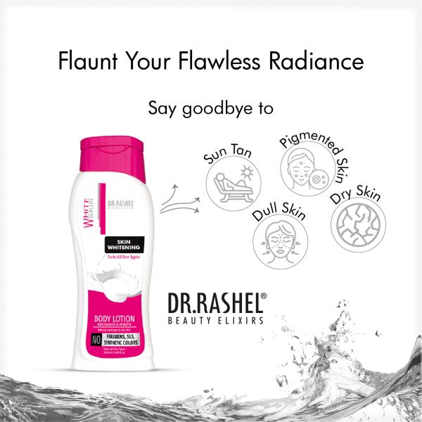 DR.RASHEL WHITE SKIN BODY LOTION FOR SKIN WHITENING WITH NIACINAMIDE ...