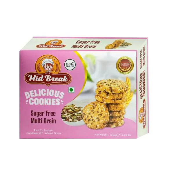 MidBreak - Sugar Free Multigrain Cookies| Biscuits|Handmade Cookies ...