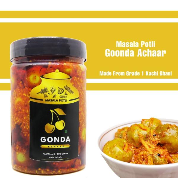 Masala Potli Homemade Rajasthani Marwari Gunda (Lesua / Lasuda) Achar ...