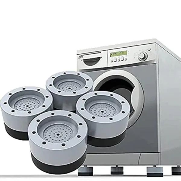 VM BOND 4 Pices Multi-Purpose Anti Vibration Pads for Washing Machine ...