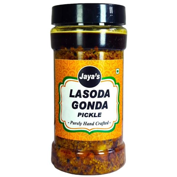 JAYA's Handmade Lasoda Gonda pickle achar 350gm - JioMart