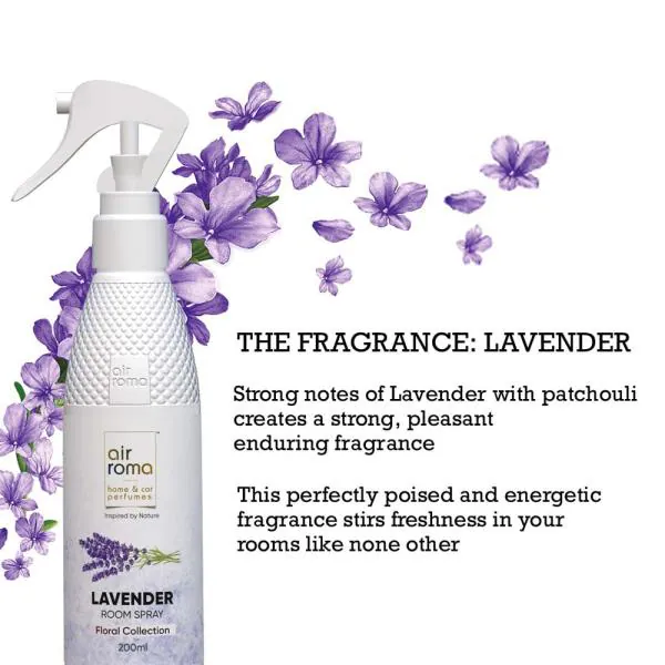AIR-ROMA Lavender Air Freshener Spray 200ml - JioMart