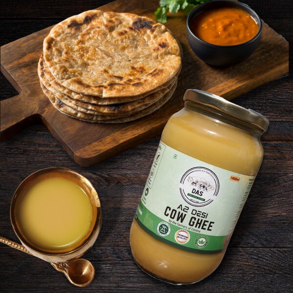 Das Organic Farm A2 Cow Ghee 100% Cow Ghee Grass-fed Vedica Bilona ...