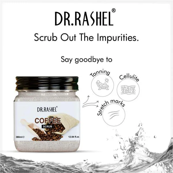 DR.RASHEL Coffee Scrub Face & Body,Re-Sculpting Scrub for Brightening ...