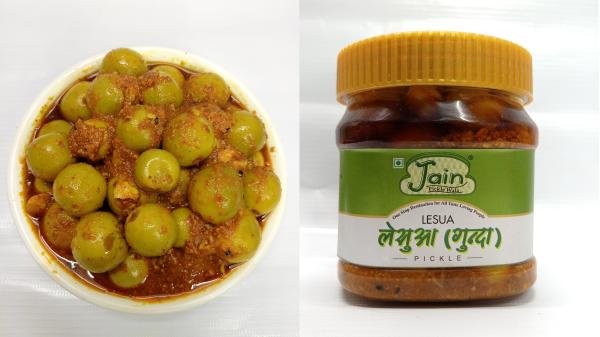 JAIN PICLE WALA Jar of Tangy Lesua Pickle-400gm - JioMart